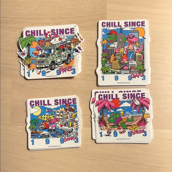 Brandy Melville | Accessories | 4 Vintage Brandy Melville Chill Since ...